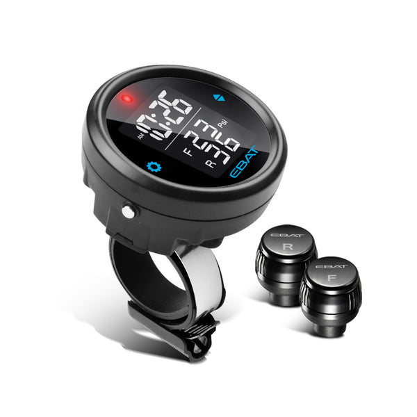 STEELMATE Universal Motorcycle LCD Screen Tire Pressure Monitor System ...