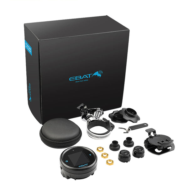 STEELMATE Universal Motorcycle LCD Screen Tire Pressure Monitor System ...