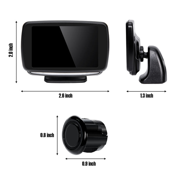 STEEL MATE Wireless Car Parking Assist System, Reverse Backup Radar Sy ...