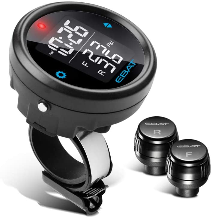 STEELMATE Motorcycle Tire Pressure Monitor System - Universal Motorcyc ...