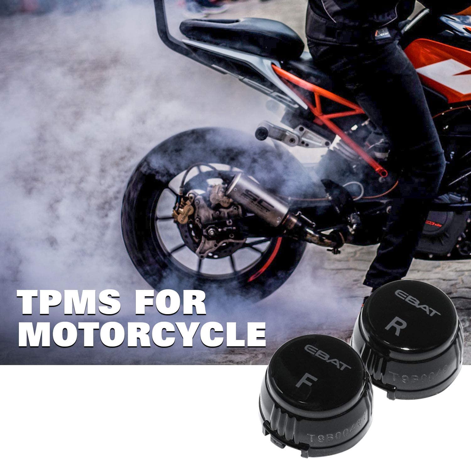 STEELMATE Motorcycle Tire Pressure Monitor System - Universal Motorcyc ...