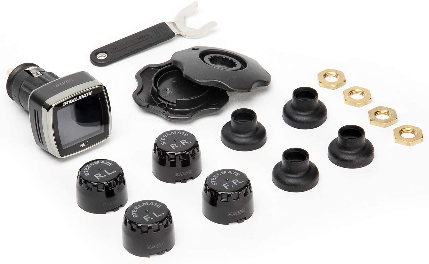 STEELMATE Universal Wireless Tire Pressure Monitoring System (TPMS ...